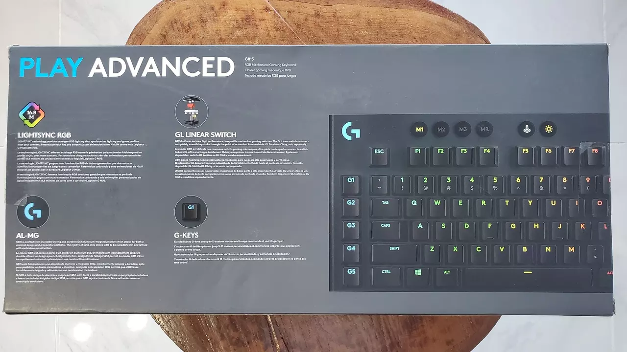 Corotos | Teclado MECANICO Logitech G815 - Switches CHERRY RED