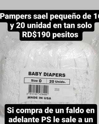 Corotos | FENIX CAREE DISTRIBUIDOR 👉🏾 Pampers sael pequeño 16 unidad RD ...