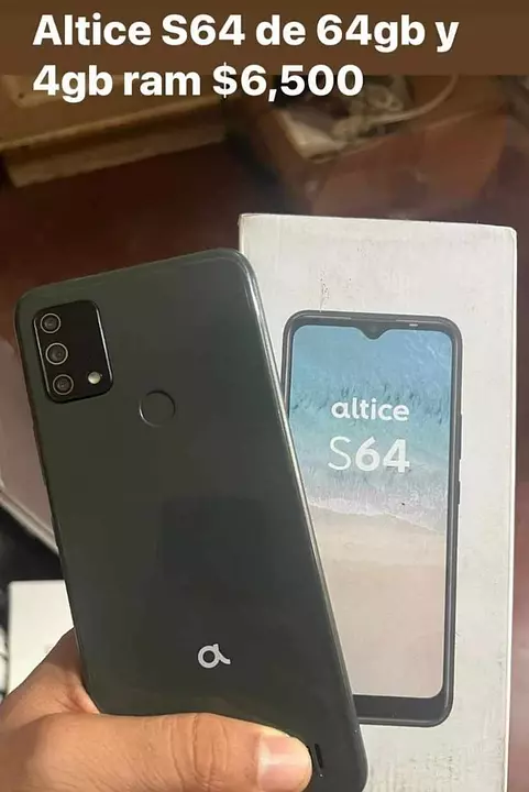 Corotos | Celular Altice S64 de 64gb y 4gb Desbloqueado Nuevo