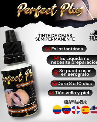 Corotos | Tintado instantaneo para cejas perfect plus