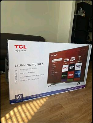 Corotos | TCL 50" Class 4-Series 4K UHD HDR Roku Smart TV – 50S435 ...