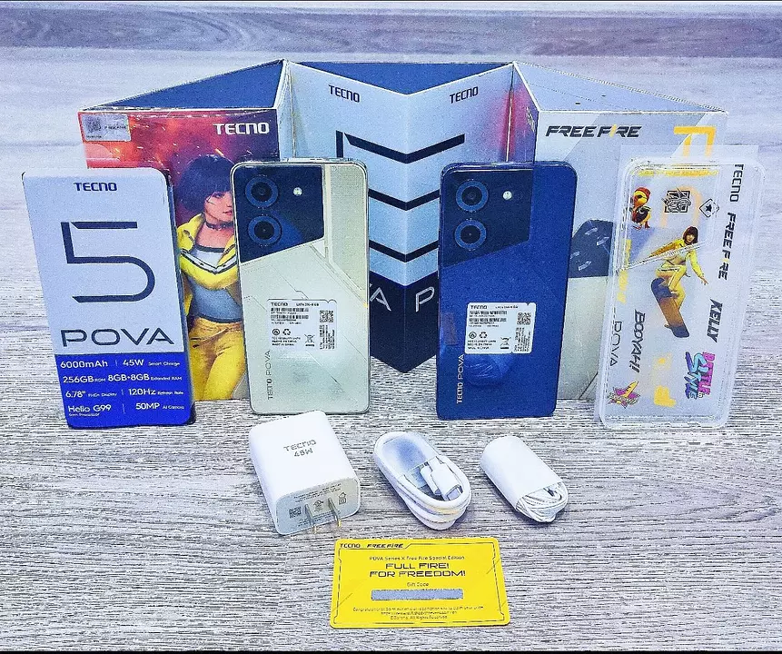 Corotos | Tecno Pova 5 Free Fire 256GB 16GB RAM Nuevos