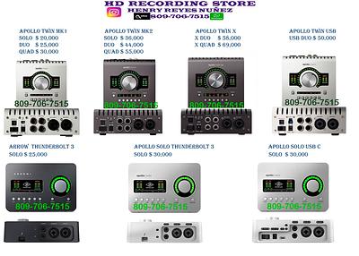 Corotos | apollo twin interfaz audio usb thunderbolt akg neumann m ...