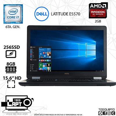 Corotos | Laptop dell latitude e5570 i7 6ta. Gen 8 /16RAM 256 SSD AMD Radeon R7