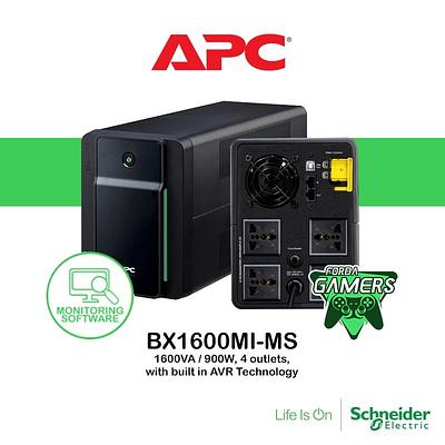 Corotos | UPS APC BX1600M-LM BACK-UPS 1600VA, 960 WATTS, 120V, AVR, 6 X ...