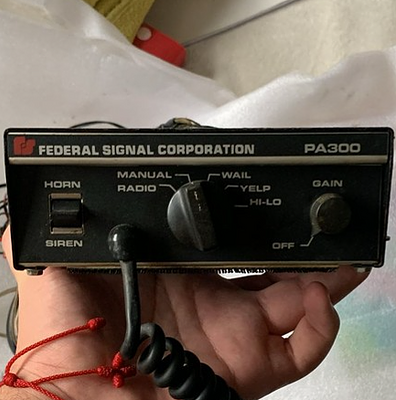 Corotos | Sirena Federal Signal PA300 Original Completa