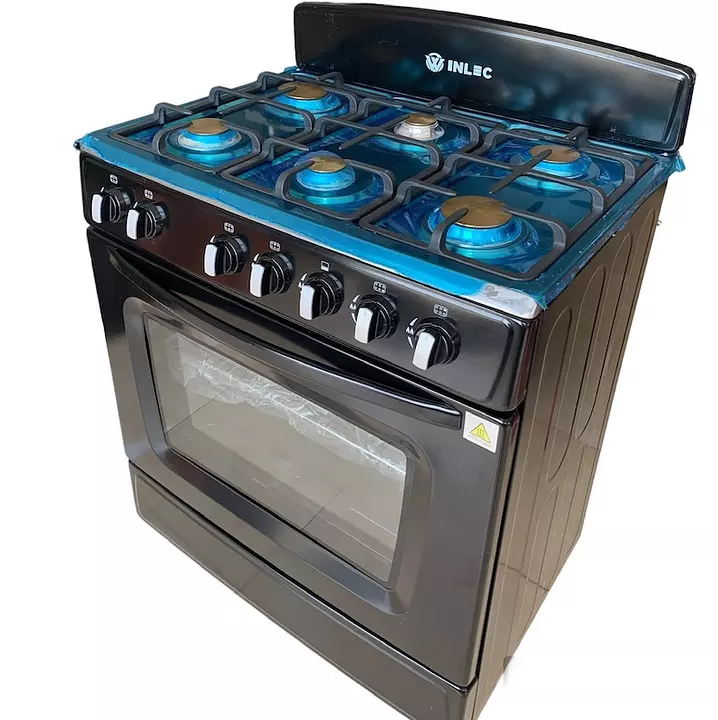 Corotos | Estufa de 6 hornillas con parrillas reforzadas de la marca INLEC