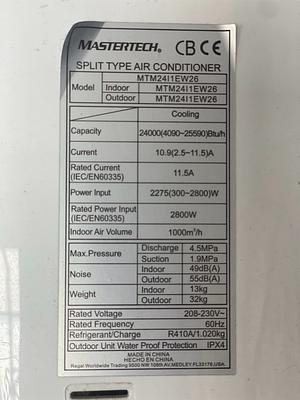 Corotos | Consola de aire inverter MASTERTECH 24000 BTU